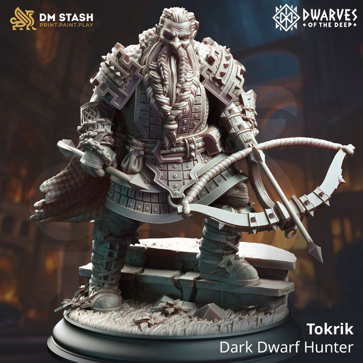 3D Printable Dwarves of the Deep (DM Stash Sep '24 Bundle) by DM Stash